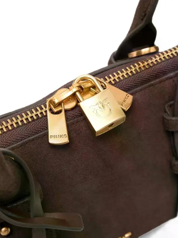 Pinko Escape Bag Horizontal Large In Suede
