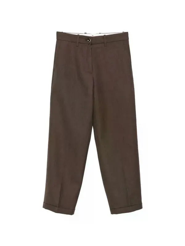 NINE:INTHE:MORNING Montana Low-rise Tailored Trousers