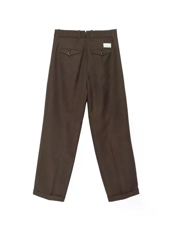 NINE:INTHE:MORNING Montana Low-rise Tailored Trousers
