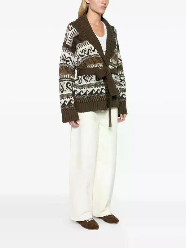 Simkhai Ines Fair Isle Cardigan
