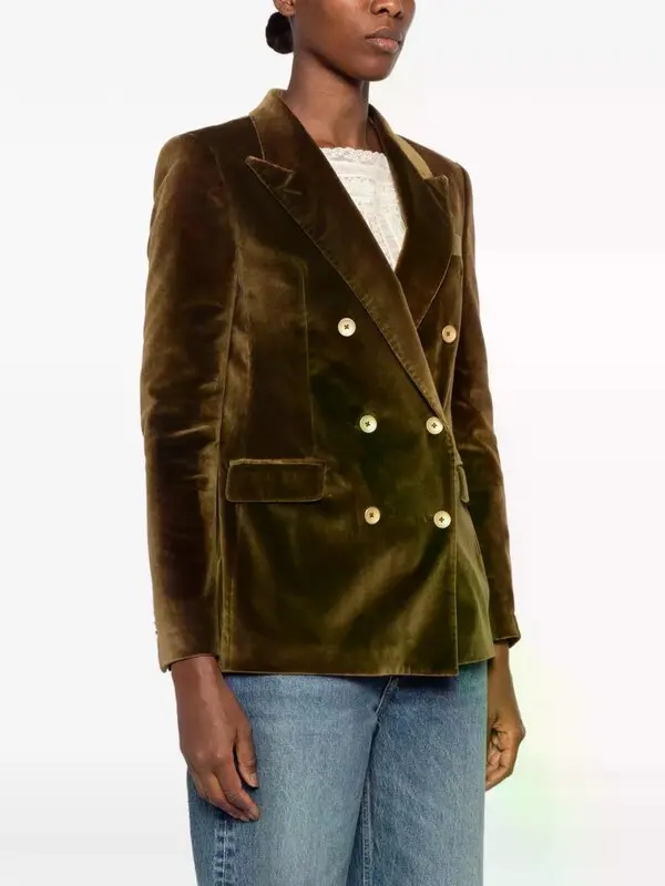 Tagliatore Double-breasted Velvet Jacket