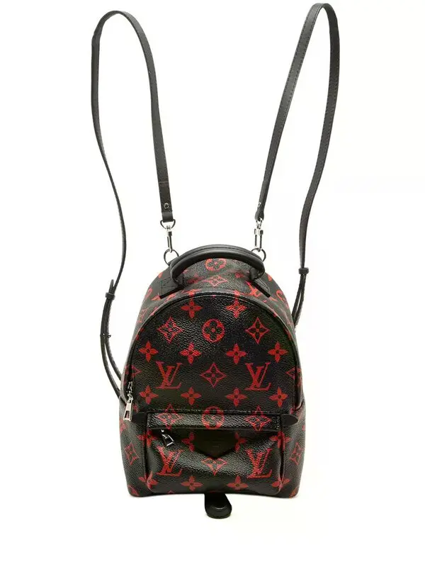 LOUIS VUITTON 2016 Limited Edition Monogram Infrarouge Mini Palm Springs Backpack