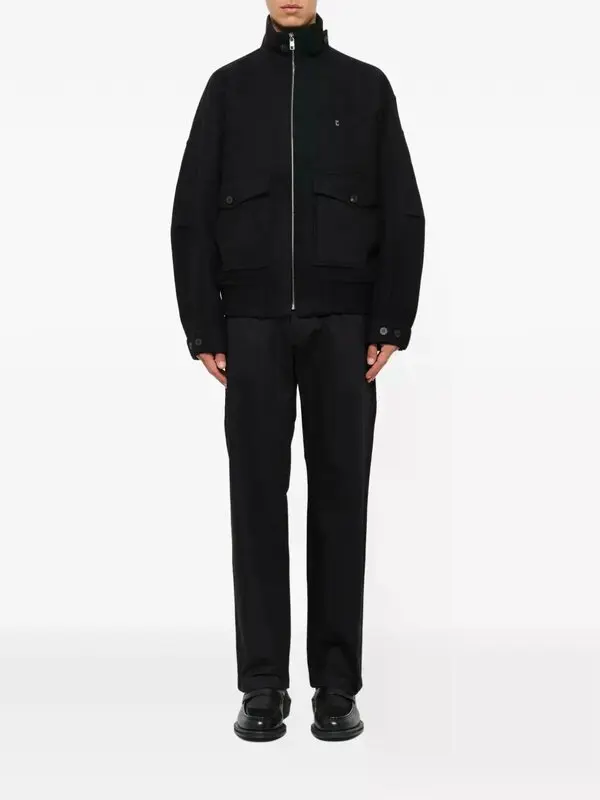 WOOYOUNGMI Zipped Bomber Jacket