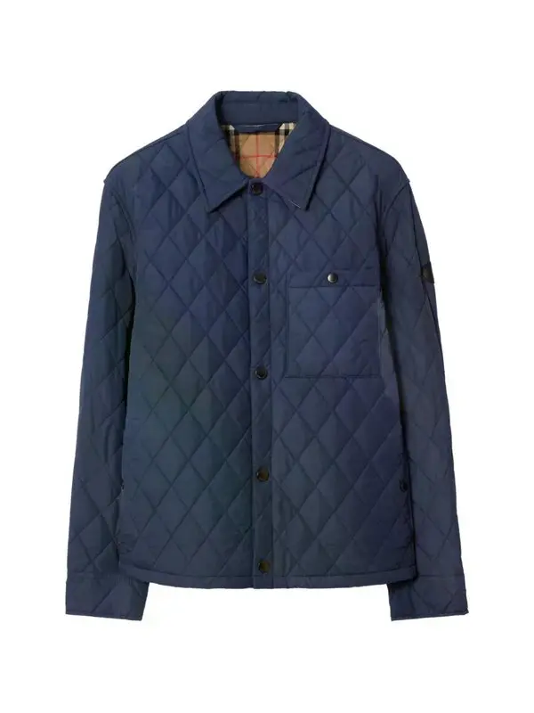 Burberry Quilted Nylon Towpath Overshirt