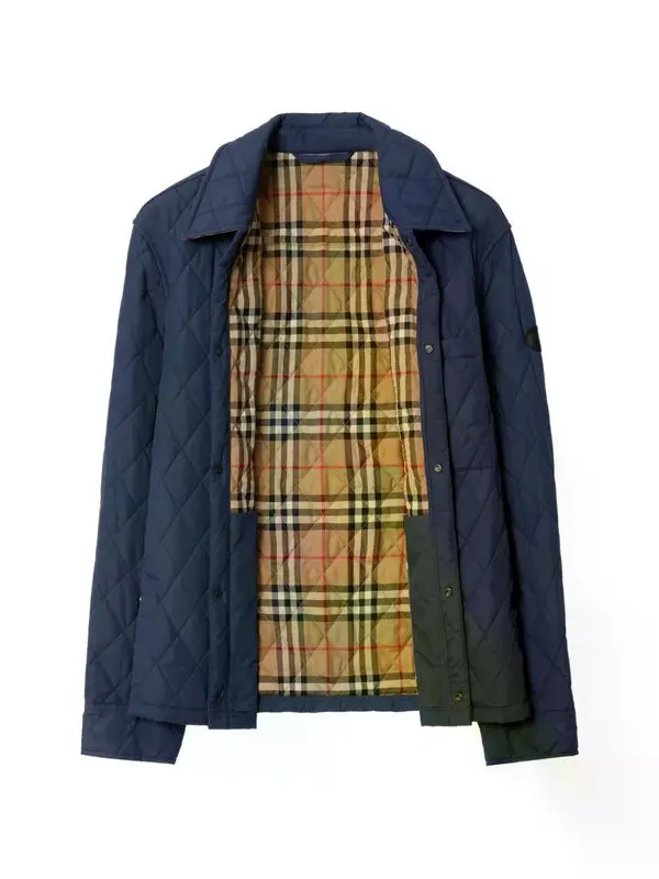 Burberry Quilted Nylon Towpath Overshirt