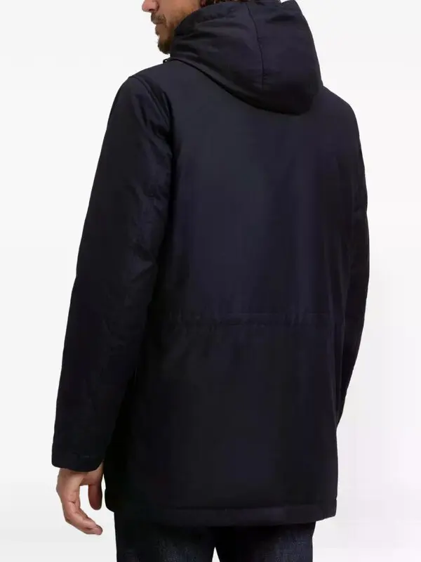 Woolrich Hooded Button-fastening Coat