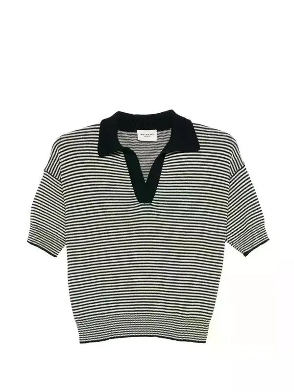 Max Mara Cotton Yarn Sweater Navy