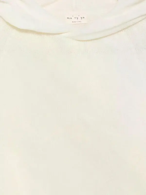 MA'RY'YA Fine-knit Raglan-sleeve Sweater