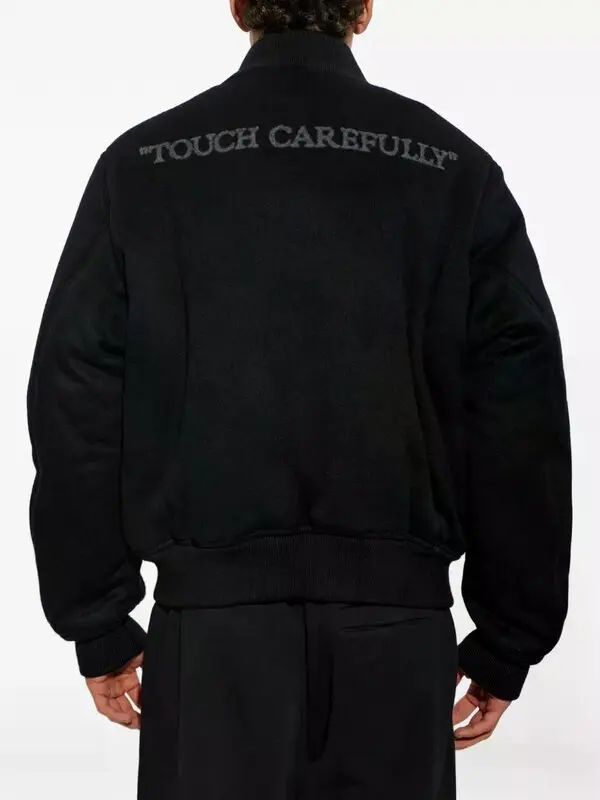 Off-White Zip Tie Tag Bomber Jacket