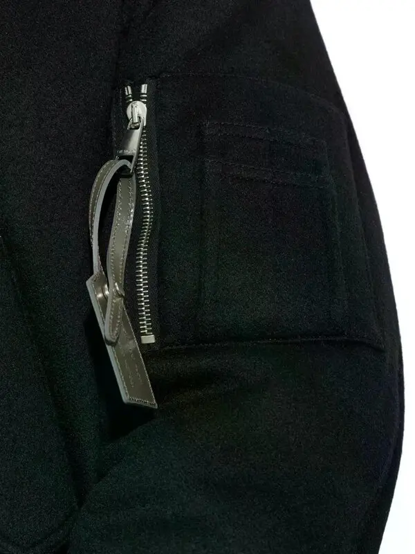 Off-White Zip Tie Tag Bomber Jacket