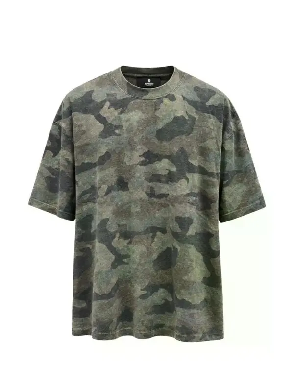 REPRESENT Initial 2.0 Camouflage-print T-shirt - Green