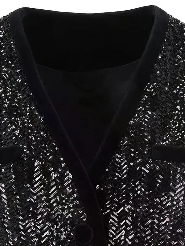 BLAZÉ MILANO Sequin-embellished Gilet