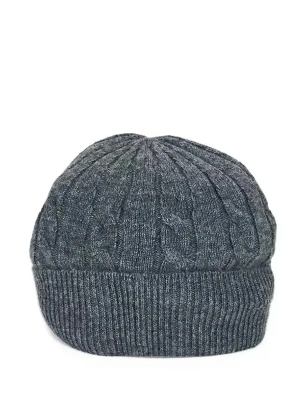 BOSS Cable-knit Beanie Hat