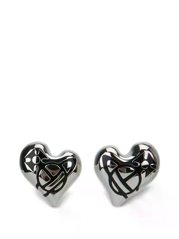 VIVIENNE WESTWOOD Larissa Heart Earrings - Silver