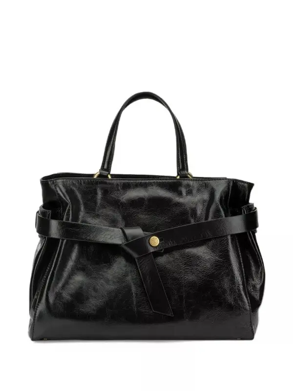 GIANNI CHIARINI Miranda Belted Leather Tote Bag