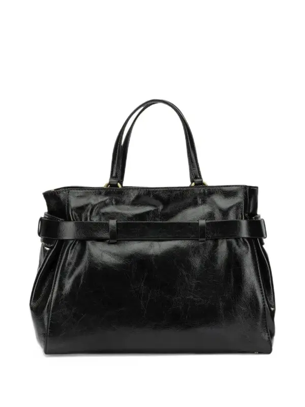 GIANNI CHIARINI Miranda Belted Leather Tote Bag