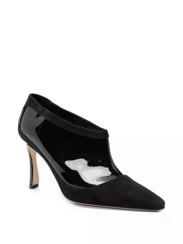 Manolo Blahnik Ters Patent-leather Ankle Boots
