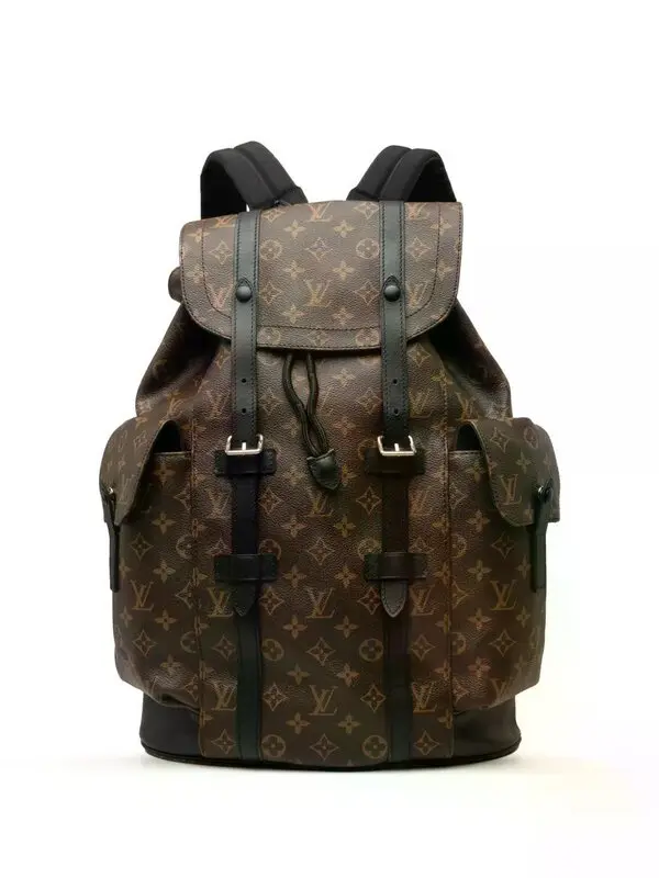 LOUIS VUITTON 2017 Monogram Macassar Christopher Mm Backpack