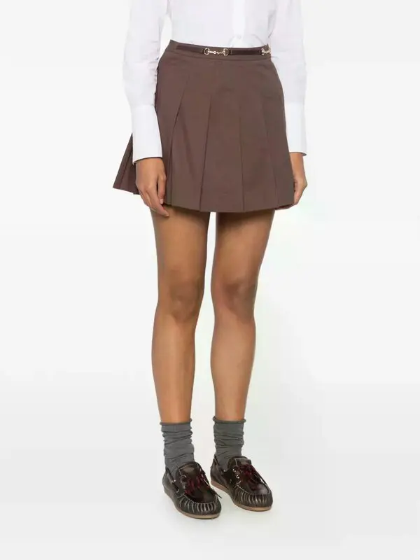 Sporty & Rich Pleated Mini Skirt