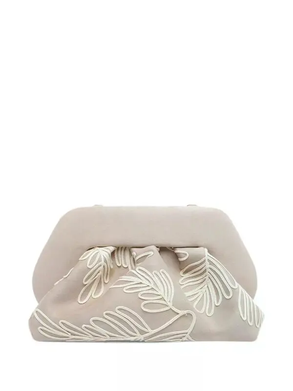 THEMOIRE Medium Bios Embroidered Shoulder Bag