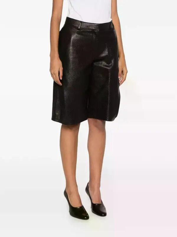 Jacquemus The Cubisto Leather Shorts