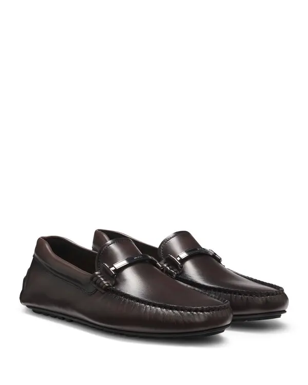 BOSS Noel Leather Driving Moccasins