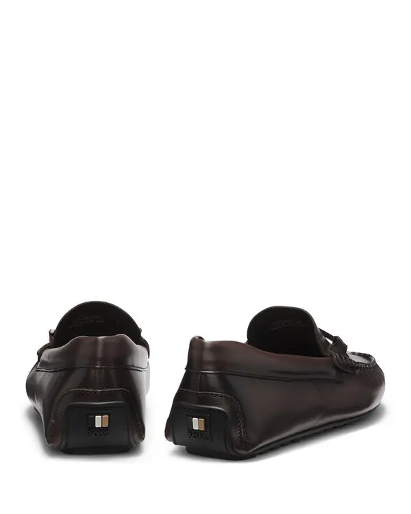 BOSS Noel Leather Driving Moccasins