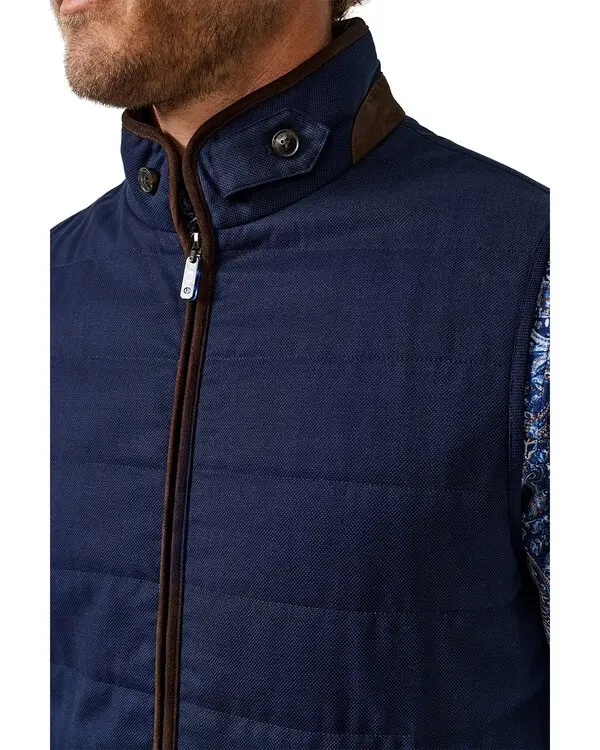 David Donahue Urban Wool Vest - Midnight