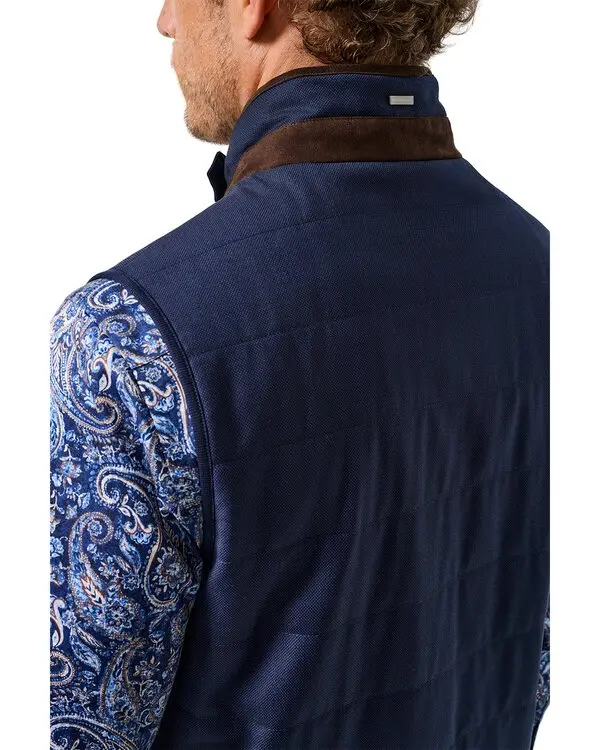 David Donahue Urban Wool Vest - Midnight