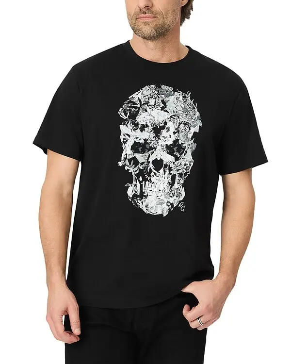 Robert Graham Hallow Bones Graphic Cotton Tee
