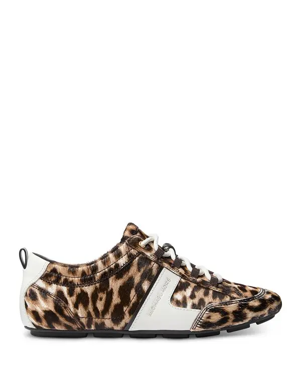 Michael Kors Keely Leopard Calf Hair & Leather Sneakers