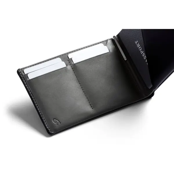 Bellroy Leather Travel Document Wallet - Black