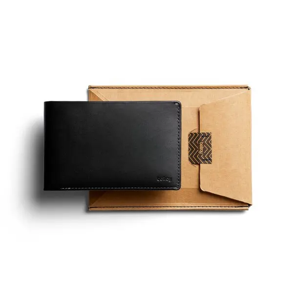 Bellroy Leather Travel Document Wallet - Black