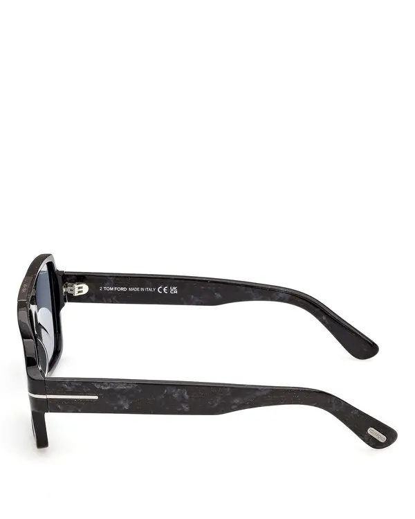 TOM FORD Navigator Sunglasses, 57mm - Colored Havana/smoke