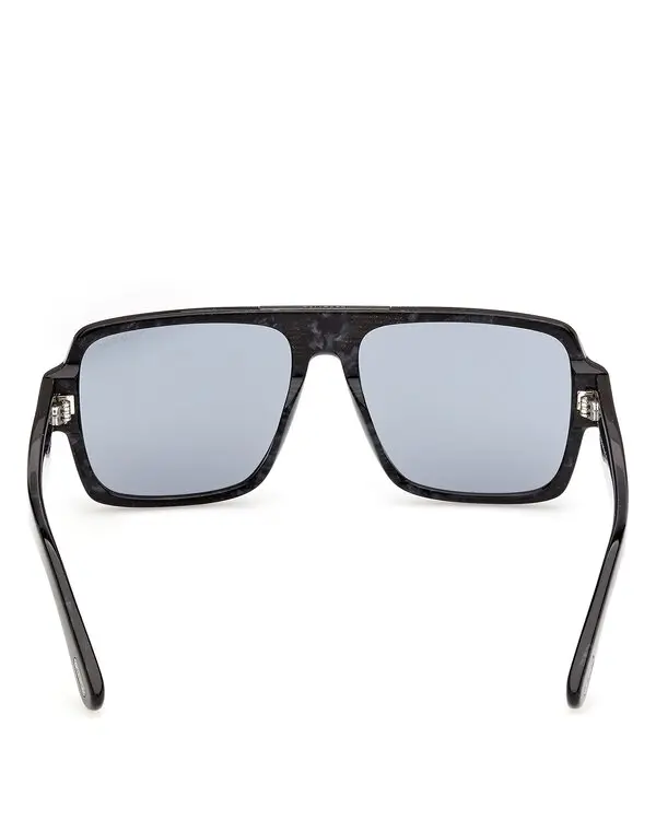 TOM FORD Navigator Sunglasses, 57mm - Colored Havana/smoke