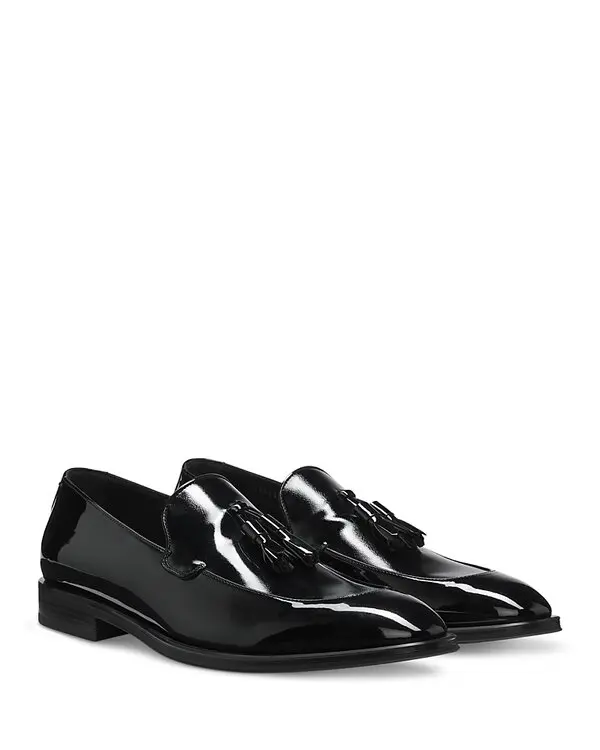 BOSS Derrek Patent Leather Tassel Loafers