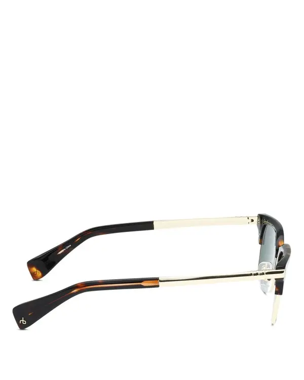 Rag & Bone Theo Square Sunglasses, 53mm