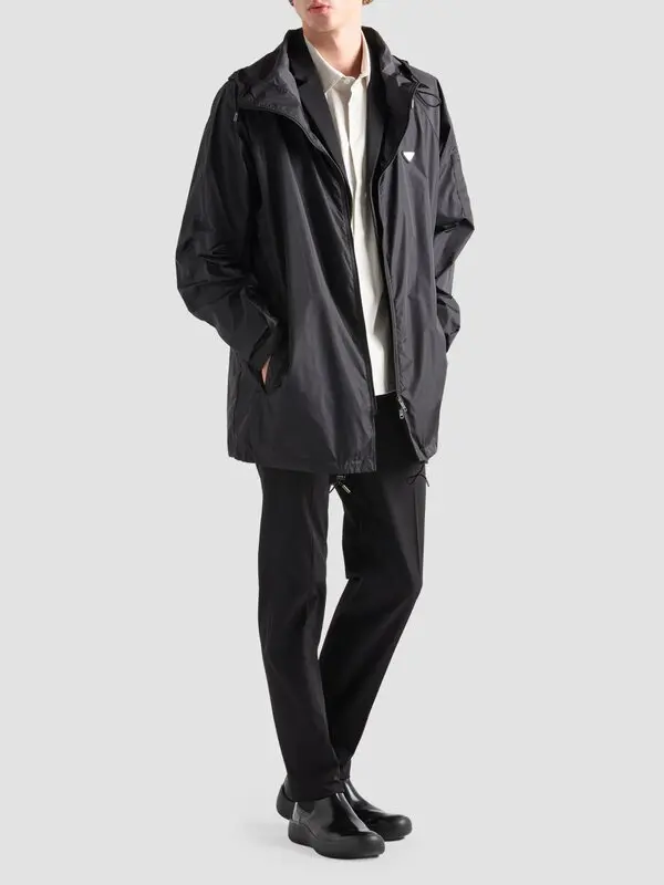 Prada Single-breasted Stretch Technical Fabric Jacket