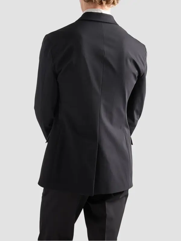 Prada Single-breasted Stretch Technical Fabric Jacket