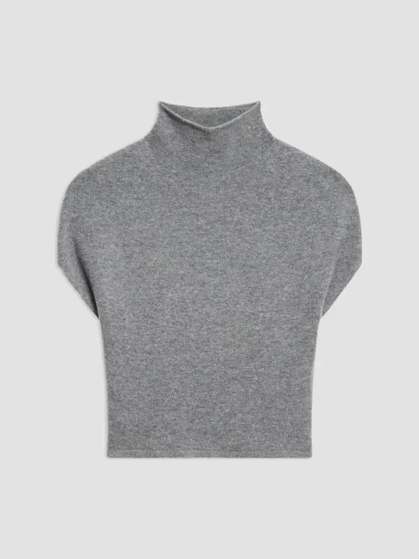 Theory Tube Wool-blend Knit Sweater - Medium Heather Grey