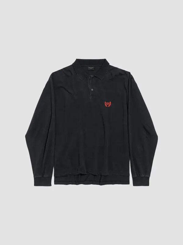 Balenciaga Laurel Classic Long Sleeve Regular Polo Shirt