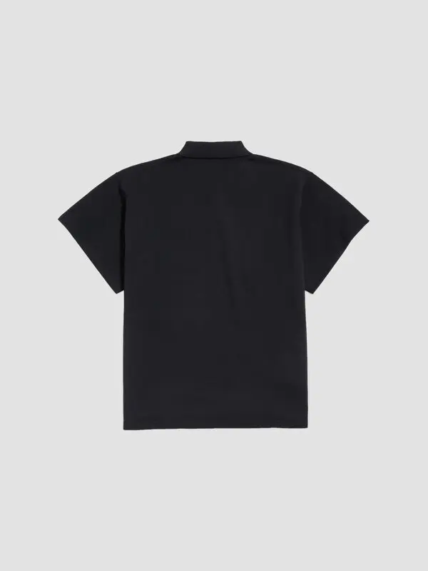 Balenciaga Laurel Classic Short Sleeve Oversized Polo Shirt