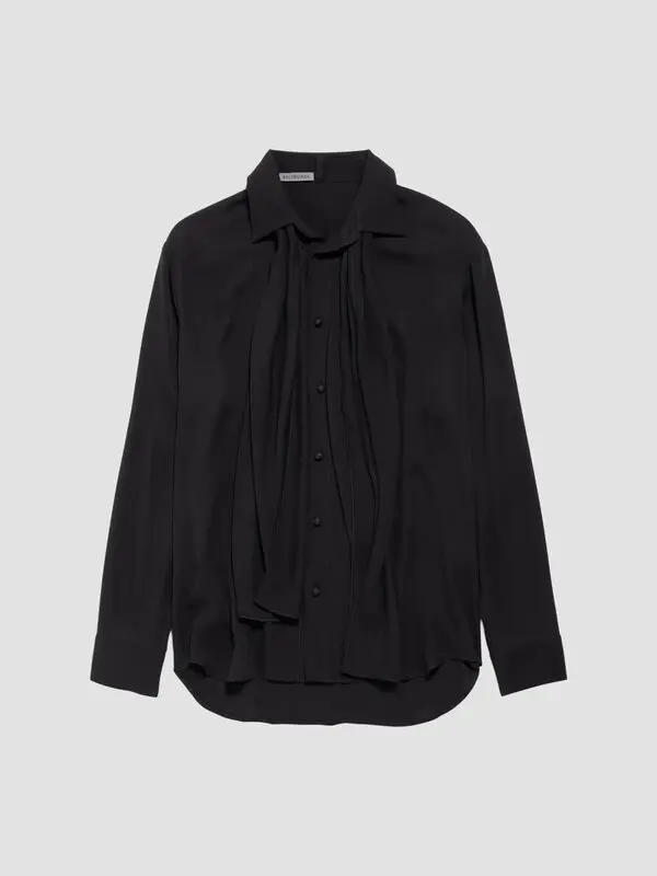 Balenciaga Scarf Shirt - Black
