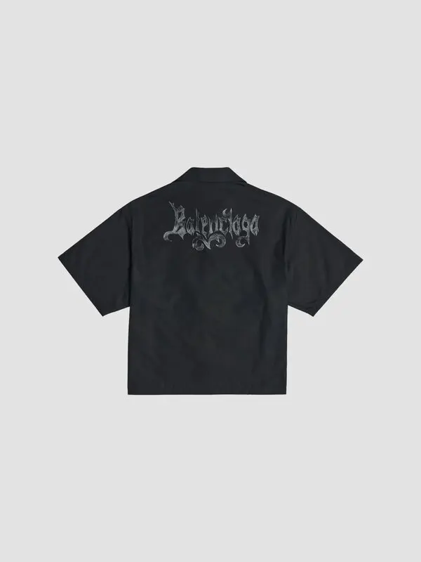 Balenciaga Sketchy Bowling Short Sleeve Shirt