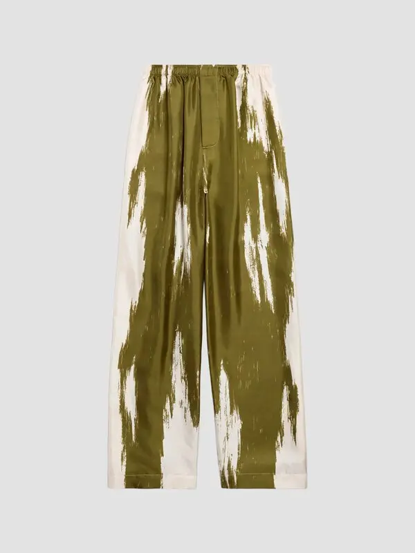 Balenciaga Brush Scratch Pyjama Pants - Khaki