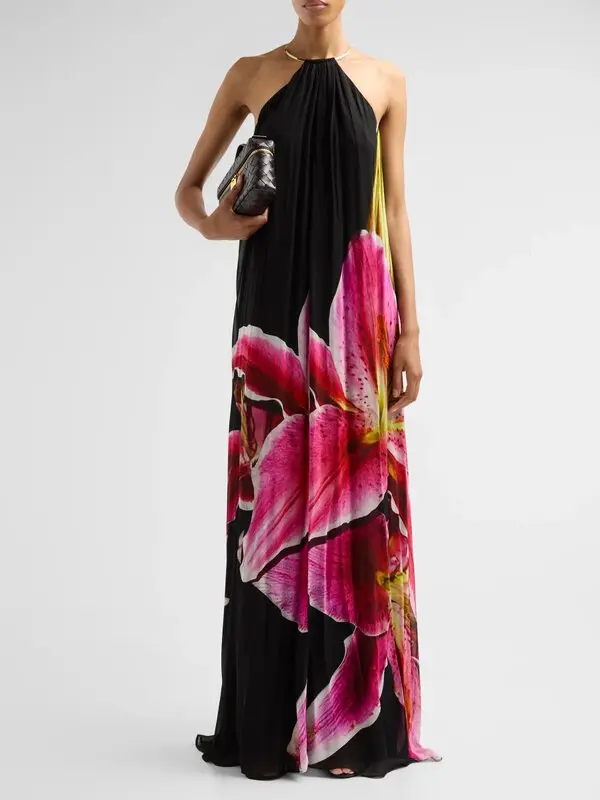 TOCCIN Nevena Floral Print Gown