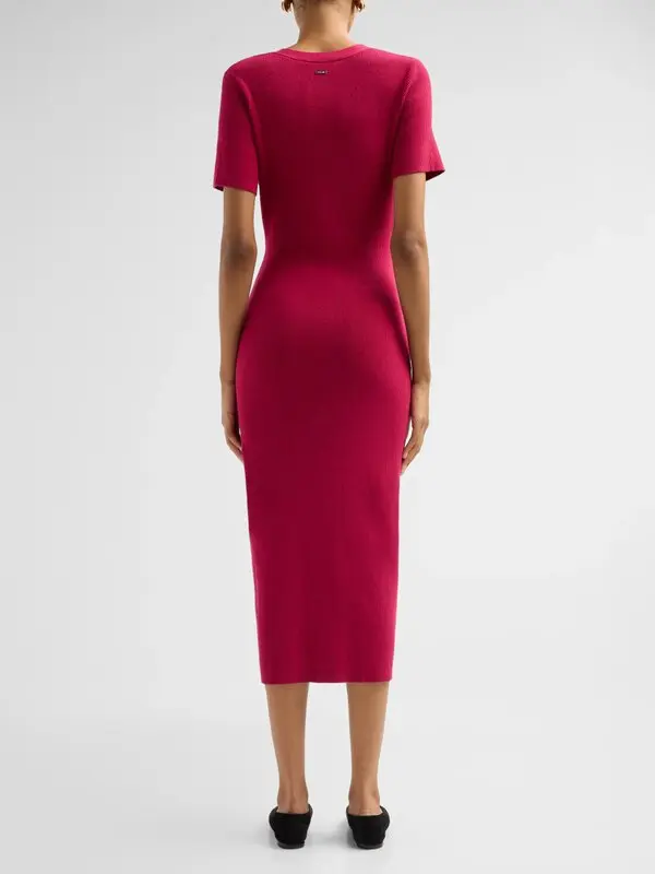 TOCCIN Agnes Tie-waist Cardigen-style Midi Dress