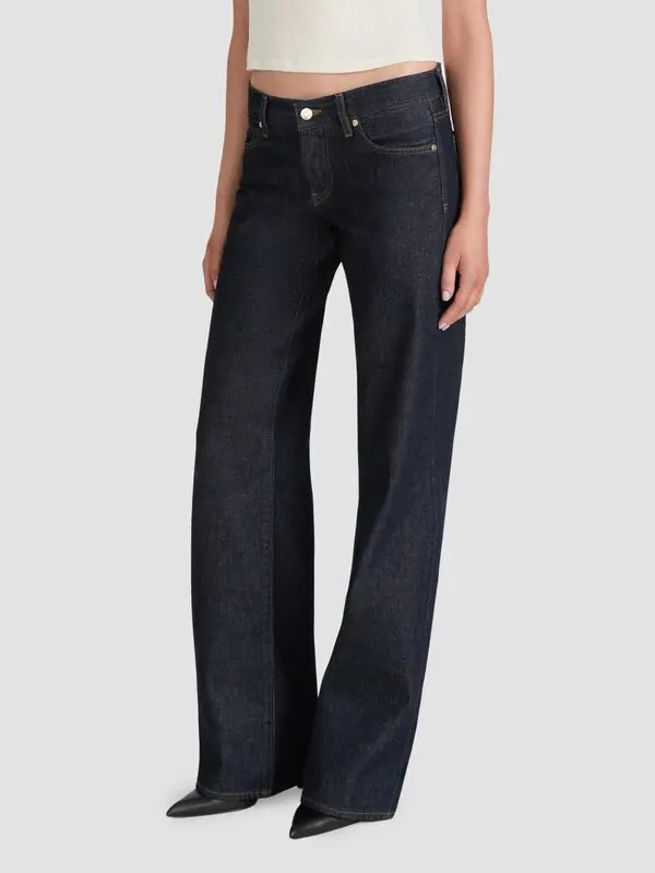 FRAME The Gray Low-rise Flared-leg Jeans