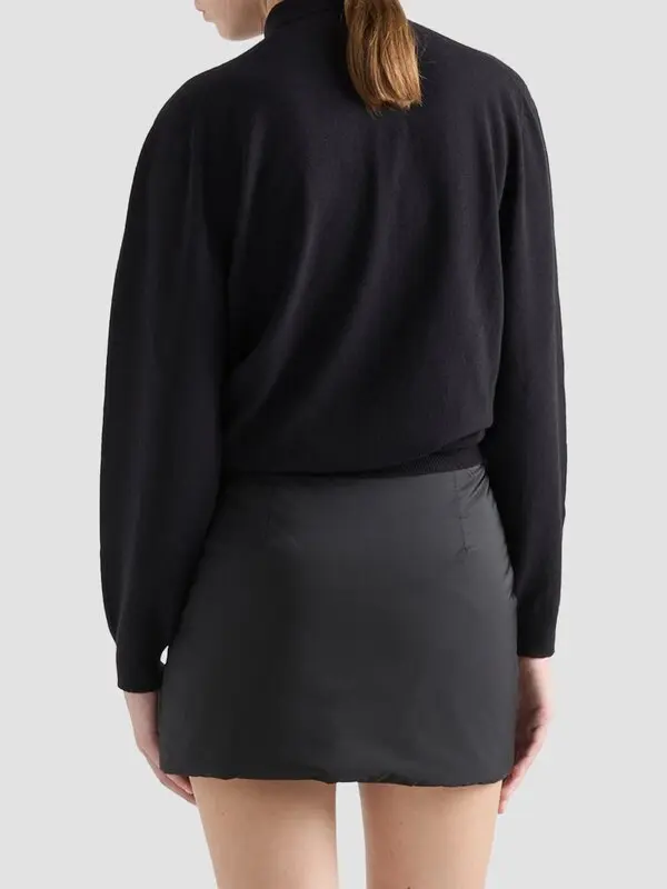 Prada Wool Polo Sweater - Black