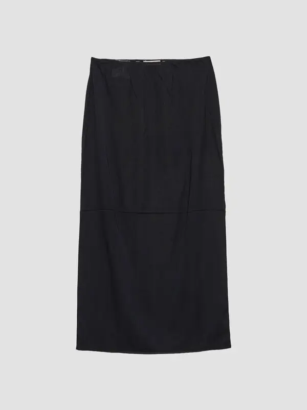 Prada Stretch Silk Chiffon Slip - Black